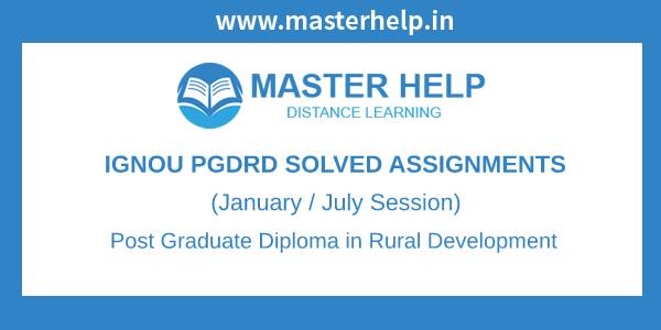 Ignou-pgdrd-solved-assignment | MASTER HELP Ignou-pgdrd-solved-assignment | MASTER HELP